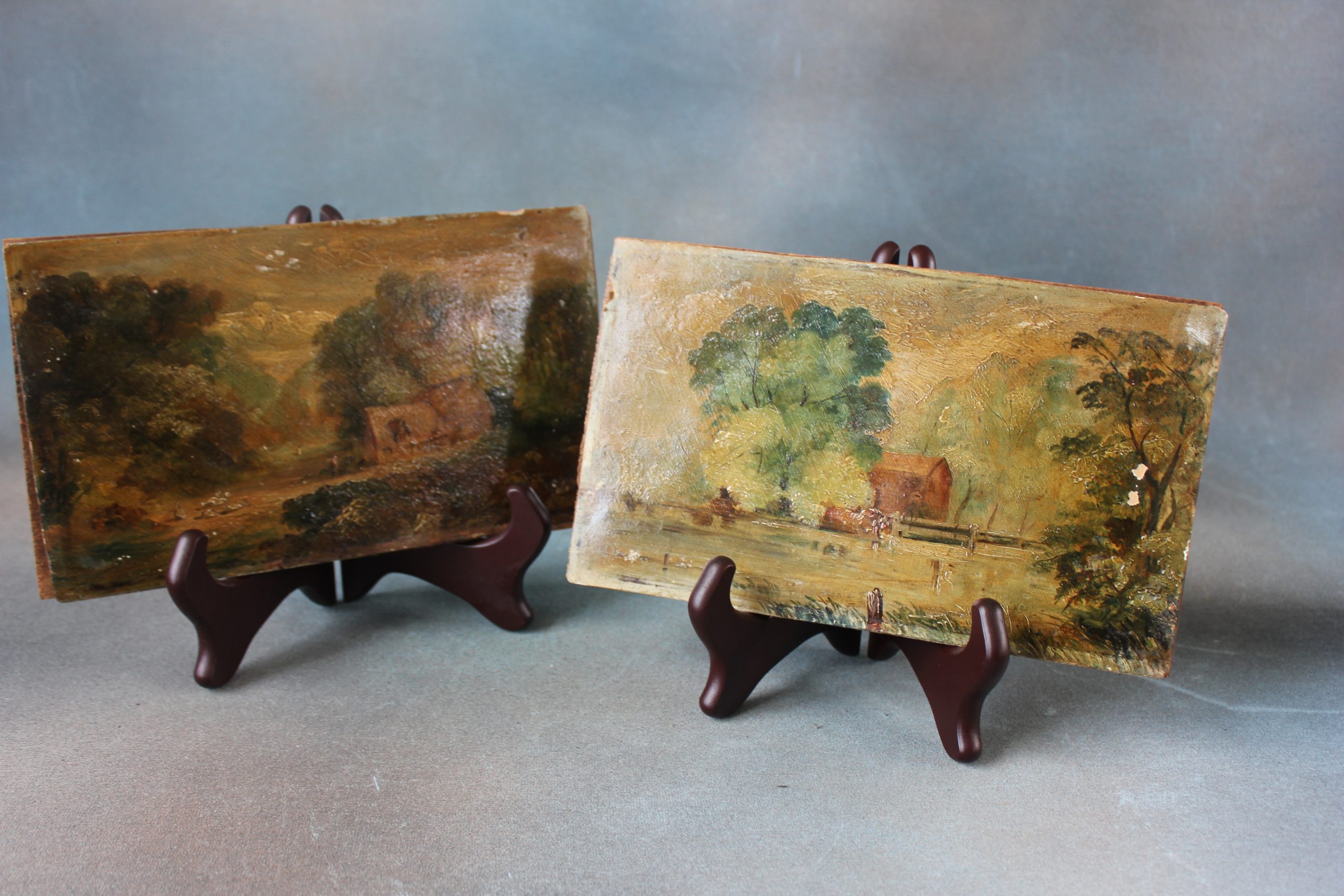 Style of John Constable (1776 - 1837) - Pair of Oil Sketches. – Ibbett ...