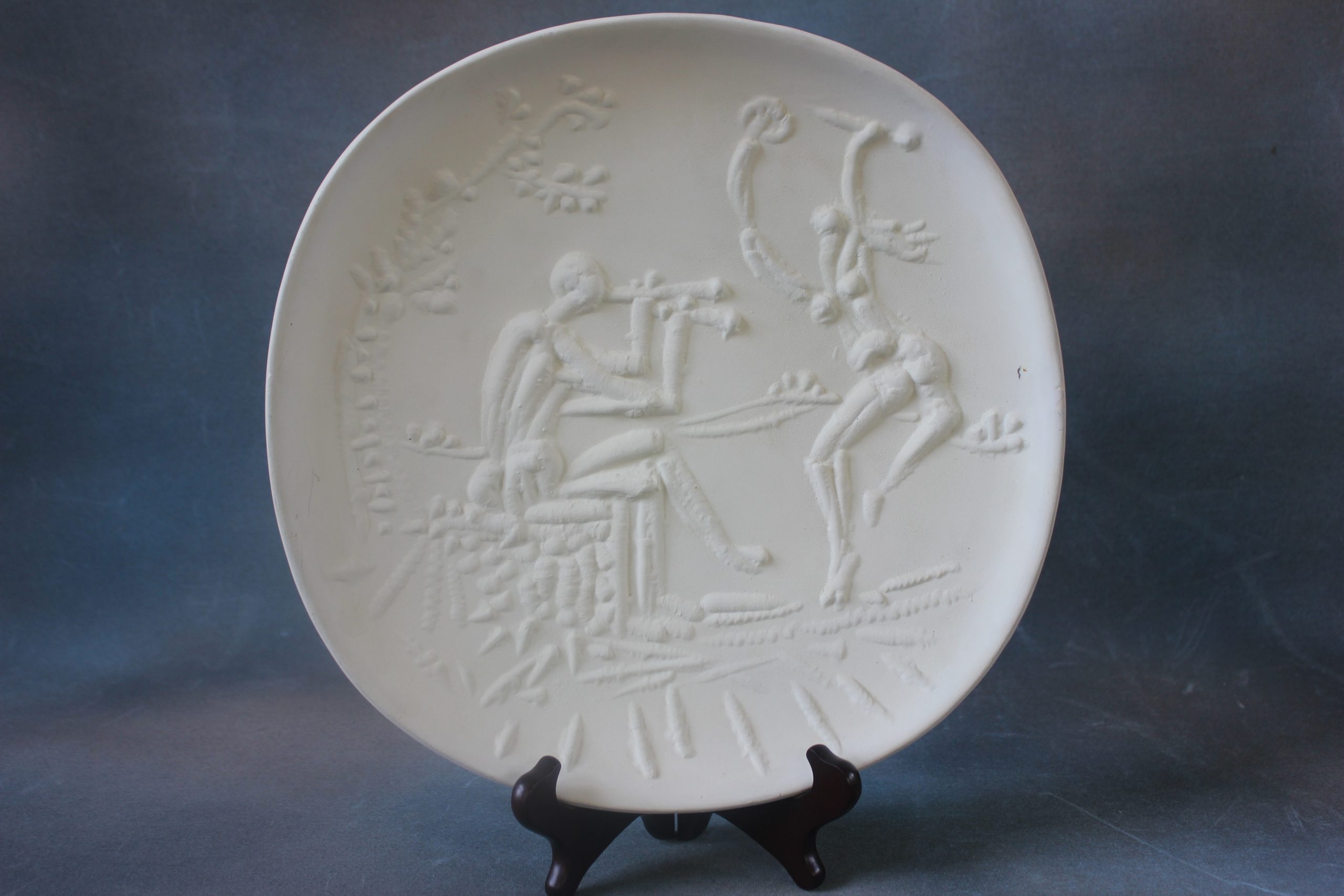 A Pablo Picasso Cream Circular Platter. – Ibbett Mosely Auctions