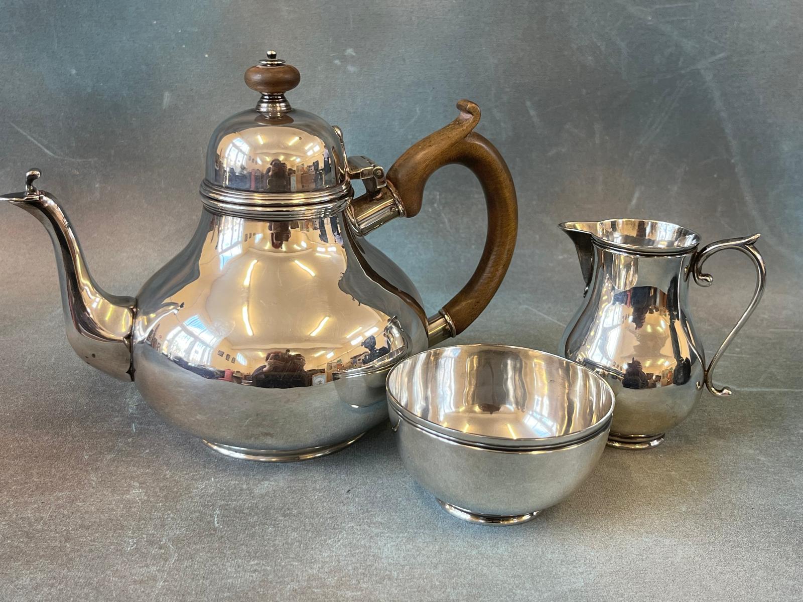 A Queen Elizabeth II Silver Tea-Set. – Ibbett Mosely Auctions